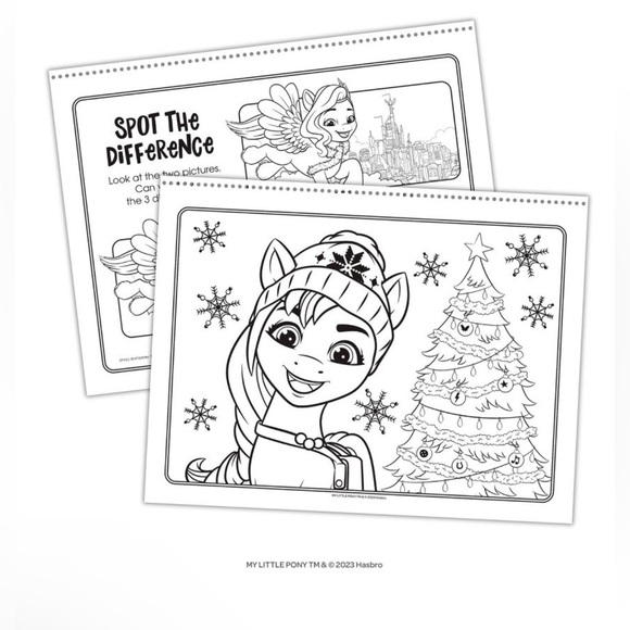 My Little Pony | Games | My Little Pony Holiday Giant Activity Pad With ...